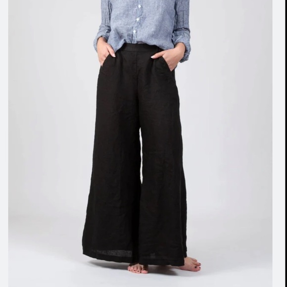 CP Shades | Pants & Jumpsuits | Cp Shades Wendy Wide Leg Black Velvet ...